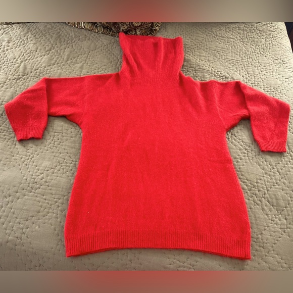Rafaella | Sweaters | Rafaella Red Angora Rabbit Lambswool Blend Soft ...
